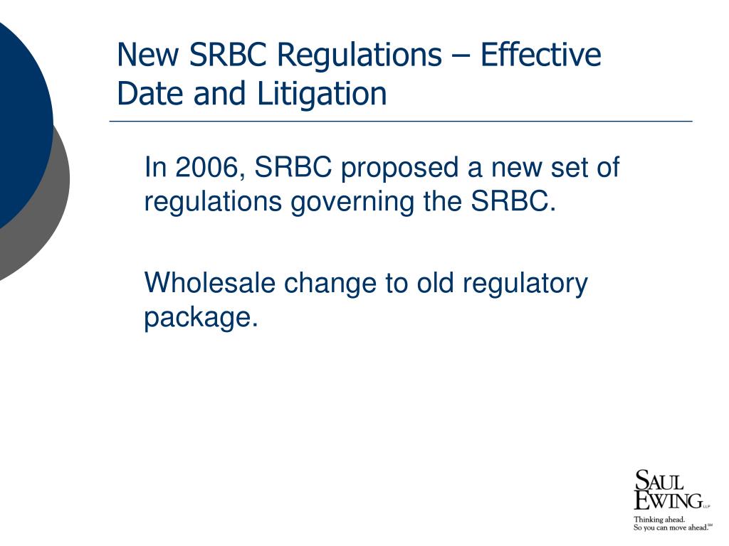 PPT - The SRBC’s New Regulations and Their Impact on the Mining ...