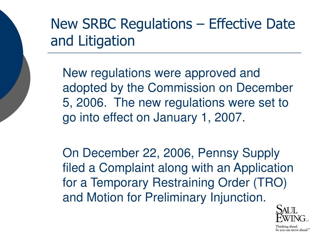 PPT - The SRBC’s New Regulations and Their Impact on the Mining ...