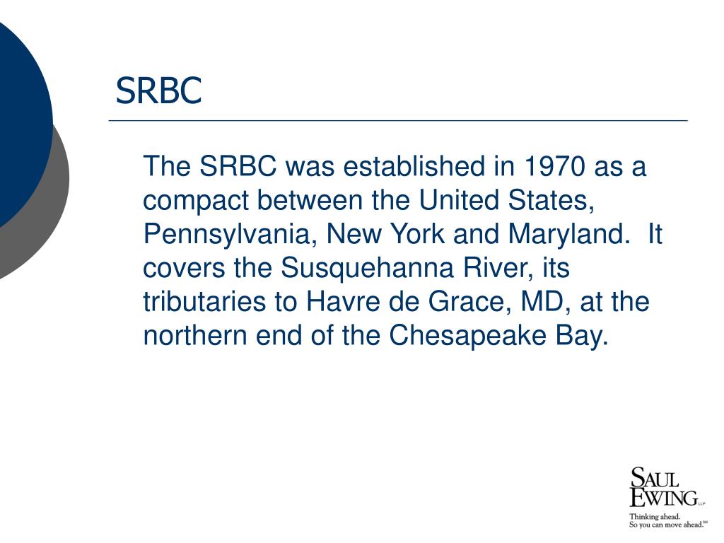 PPT - The SRBC’s New Regulations and Their Impact on the Mining ...