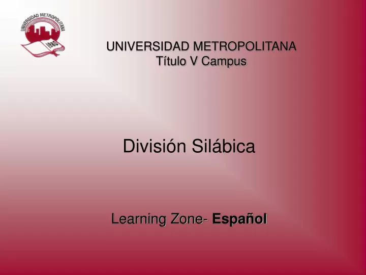 PPT - División Silábica PowerPoint Presentation, free download - ID:5019208