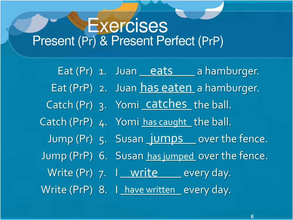 PPT - The Six Tenses: Subject-Verb Agreement PowerPoint Presentation ...