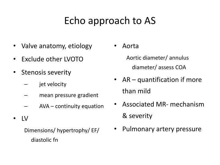 PPT - Echocardiographic assessment of stenotic valvular lesions ...