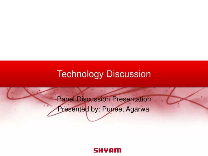 PPT - Technology Discussion PowerPoint Presentation, free download - ID ...