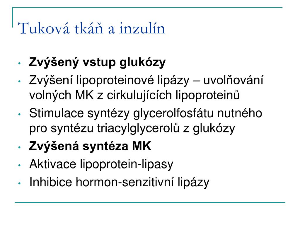 PPT - Regulace glykémie Tereza Ulmannov á PowerPoint Presentation, free ...