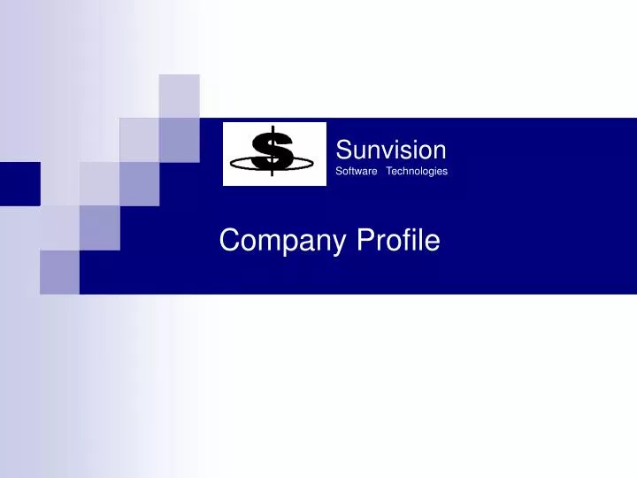 PPT - Sunvision Software Technologies PowerPoint Presentation, free download - ID:5023129
