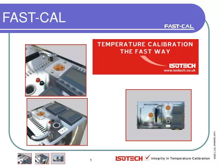 PPT - FAST-CAL PowerPoint Presentation, free download - ID:5023410