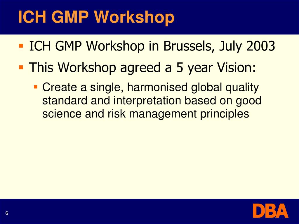 PPT - The Pharmaceutical Industry and ICH Q9 PowerPoint Presentation ...