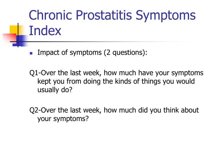 PPT - PROSTATITIS PowerPoint Presentation - ID:5025696