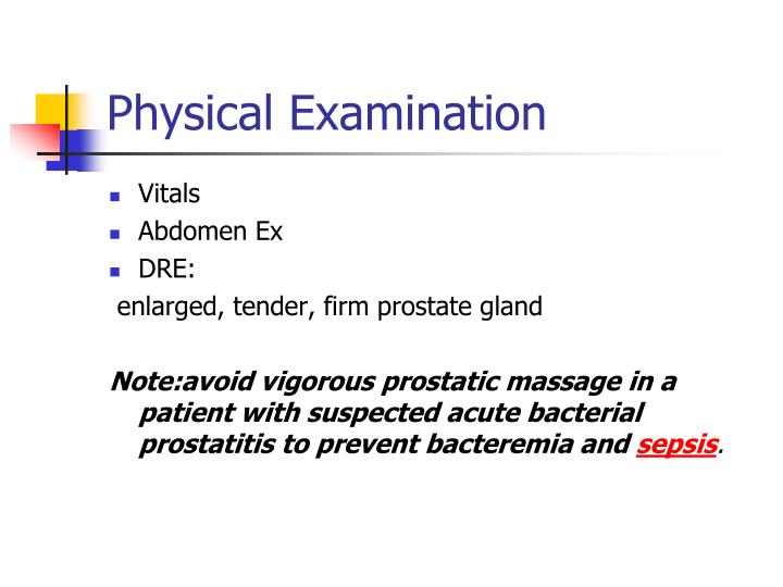 PPT - PROSTATITIS PowerPoint Presentation - ID:5025696