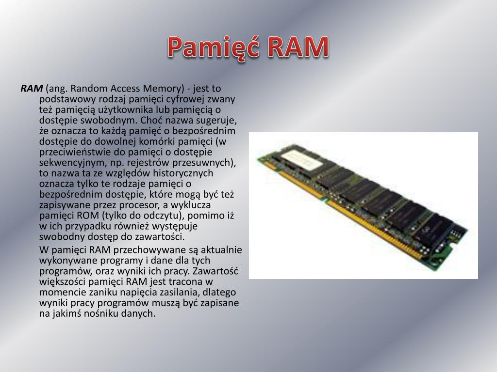 PPT - Budowa i działanie komputera-JEDNOSTKA PowerPoint Presentation ...