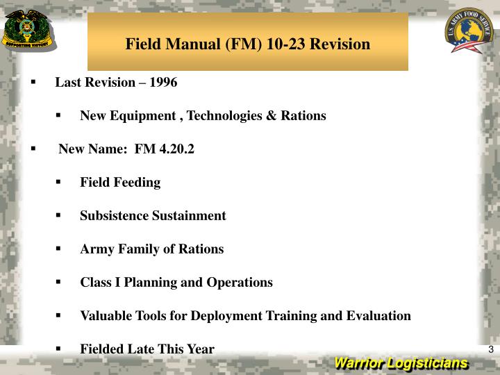 PPT - Army Center of Excellence, Subsistence (ACES) PowerPoint ...
