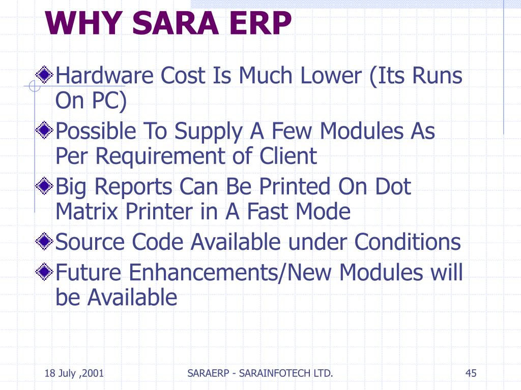 PPT - SARA Infotech Pvt. Ltd. Bombay, India. PowerPoint Presentation ...