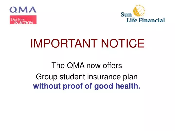 PPT - IMPORTANT NOTICE PowerPoint Presentation, free download - ID:5027042