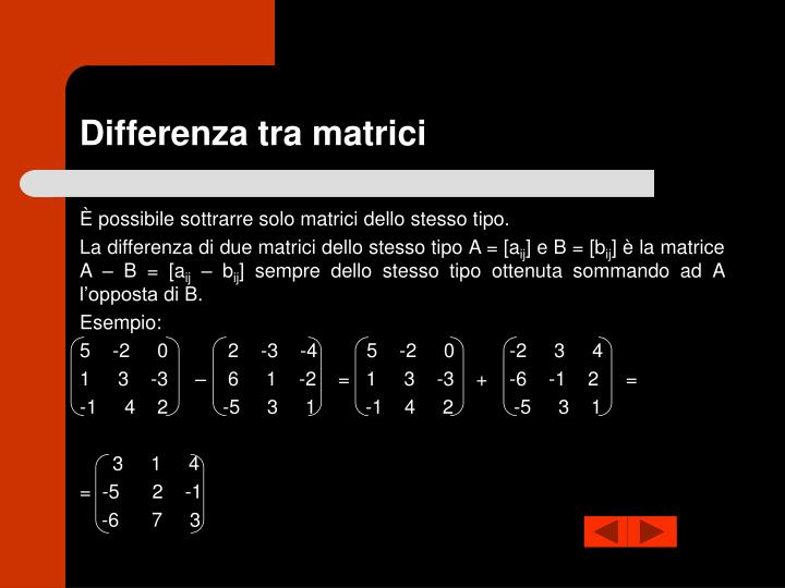 PPT - Matrici PowerPoint Presentation - ID:5027289