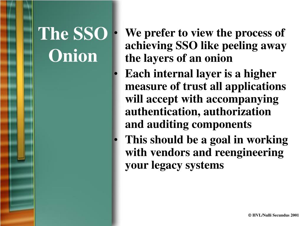 PPT - Designing a Single Sign On Strategy PowerPoint Presentation, free ...