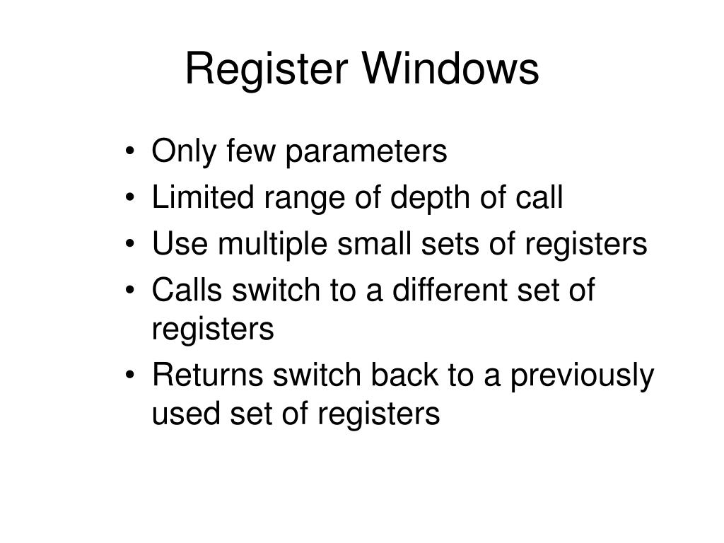 PPT - Reduced Instruction Set Computers (RISC) PowerPoint Presentation ...