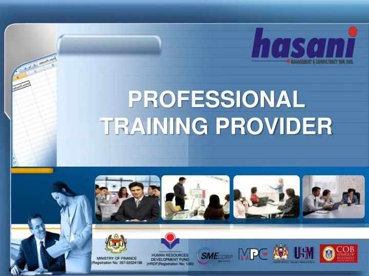 PPT - PROFESSIONAL TRAINING PROVIDER PowerPoint Presentation, free ...