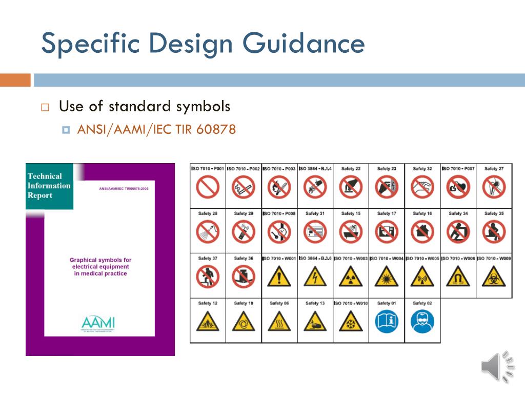 PPT - Human Factors Engineering: Design of Medical Devices Signs ...