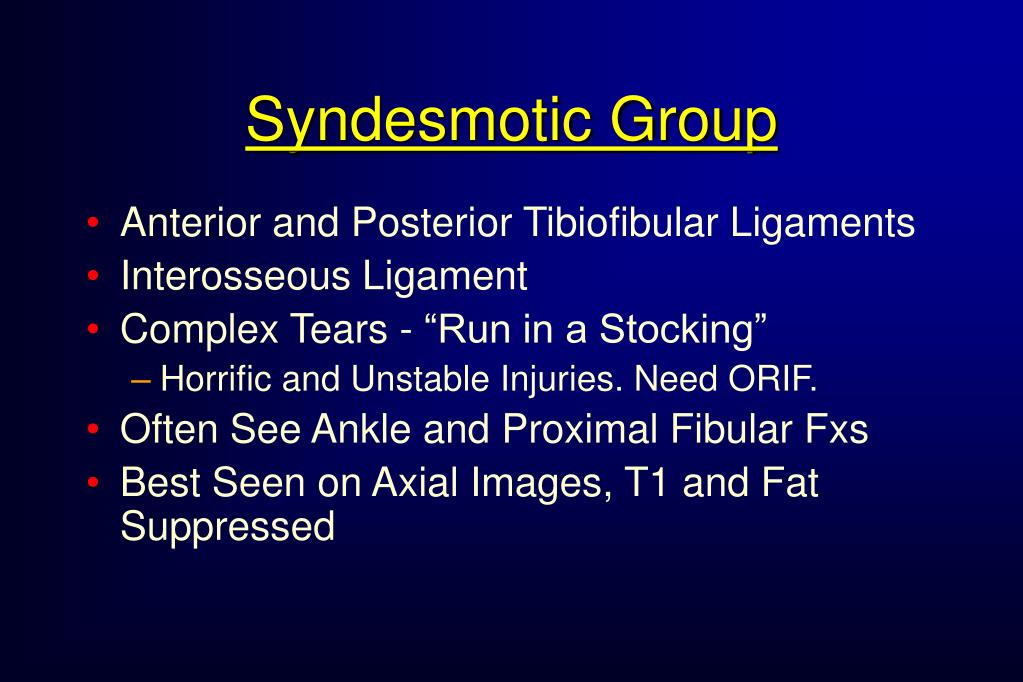PPT - MRI of the Ankle and Hindfoot UCSD MRI Review Winter 2001 ...