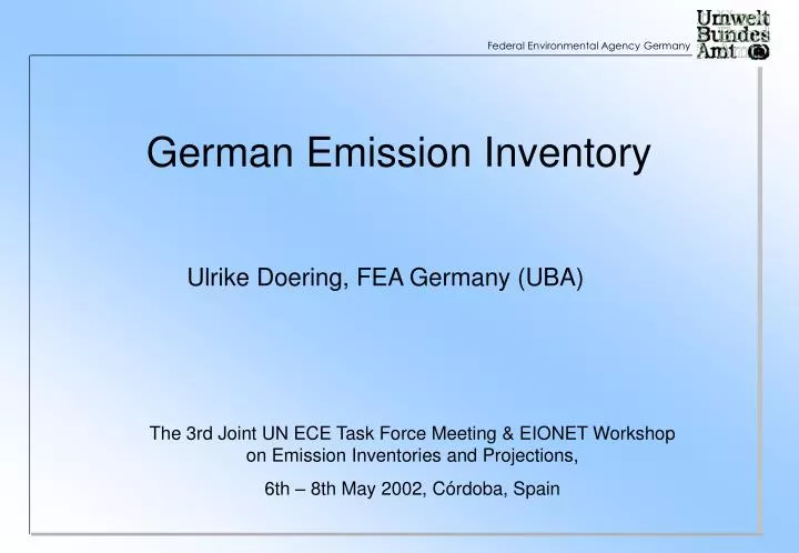 PPT - German Emission Inventory PowerPoint Presentation, free download ...