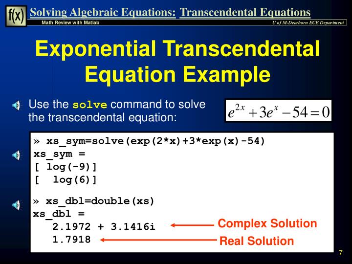 PPT - Solving Algebraic Equations PowerPoint Presentation - ID:5036601