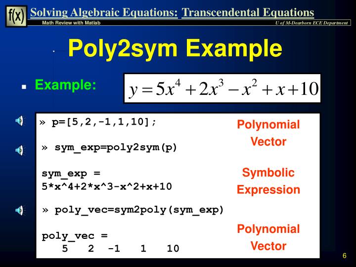 PPT - Solving Algebraic Equations PowerPoint Presentation - ID:5036601