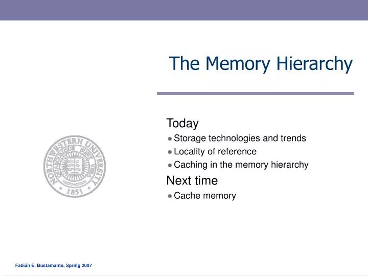 PPT - The Memory Hierarchy PowerPoint Presentation, free download - ID ...
