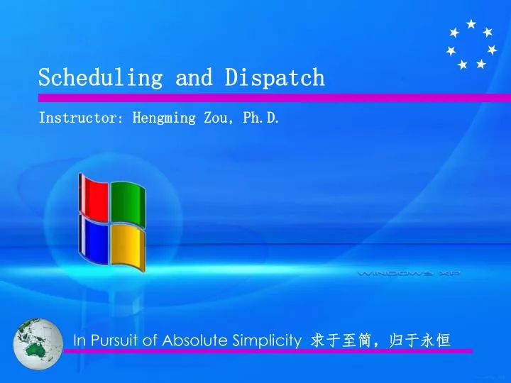 PPT - Scheduling and Dispatch PowerPoint Presentation, free download - ID:5039832