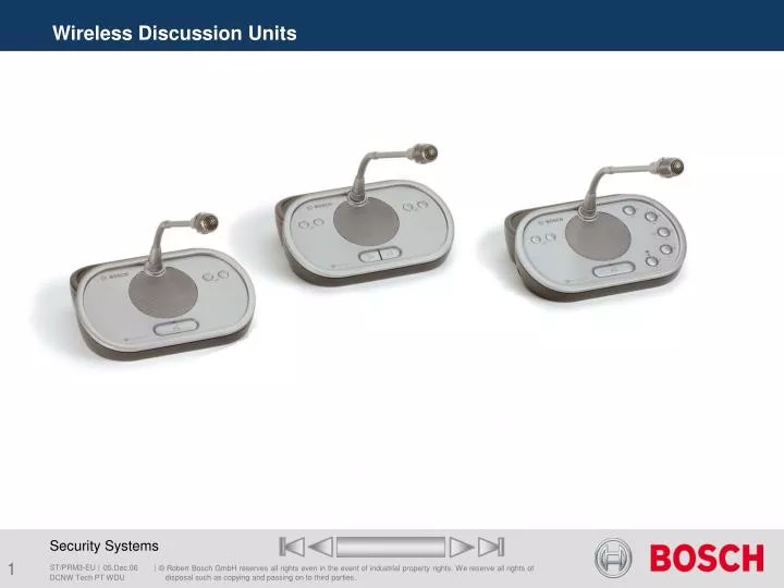 PPT - Wireless Discussion Units PowerPoint Presentation, free download ...