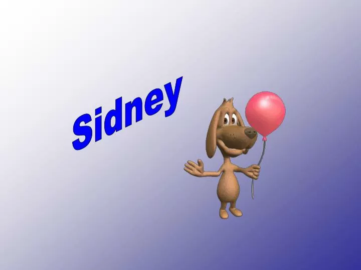 PPT - Sidney PowerPoint Presentation, free download - ID:5040629