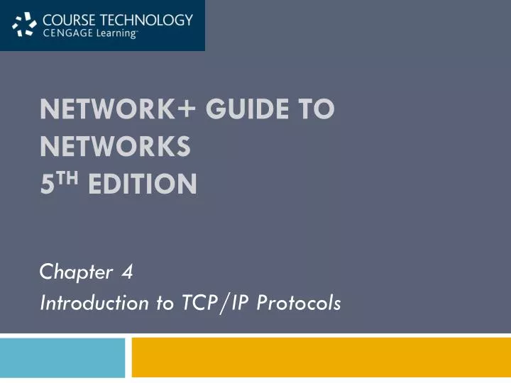 PPT - Network+ Guide to Networks 5 th Edition PowerPoint Presentation ...