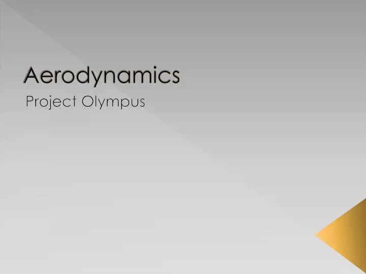 PPT - Aerodynamics PowerPoint Presentation, free download - ID:5040749