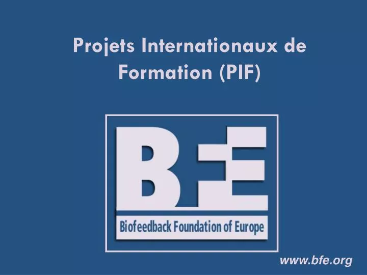 PPT - bfe PowerPoint Presentation, free download - ID:5041175