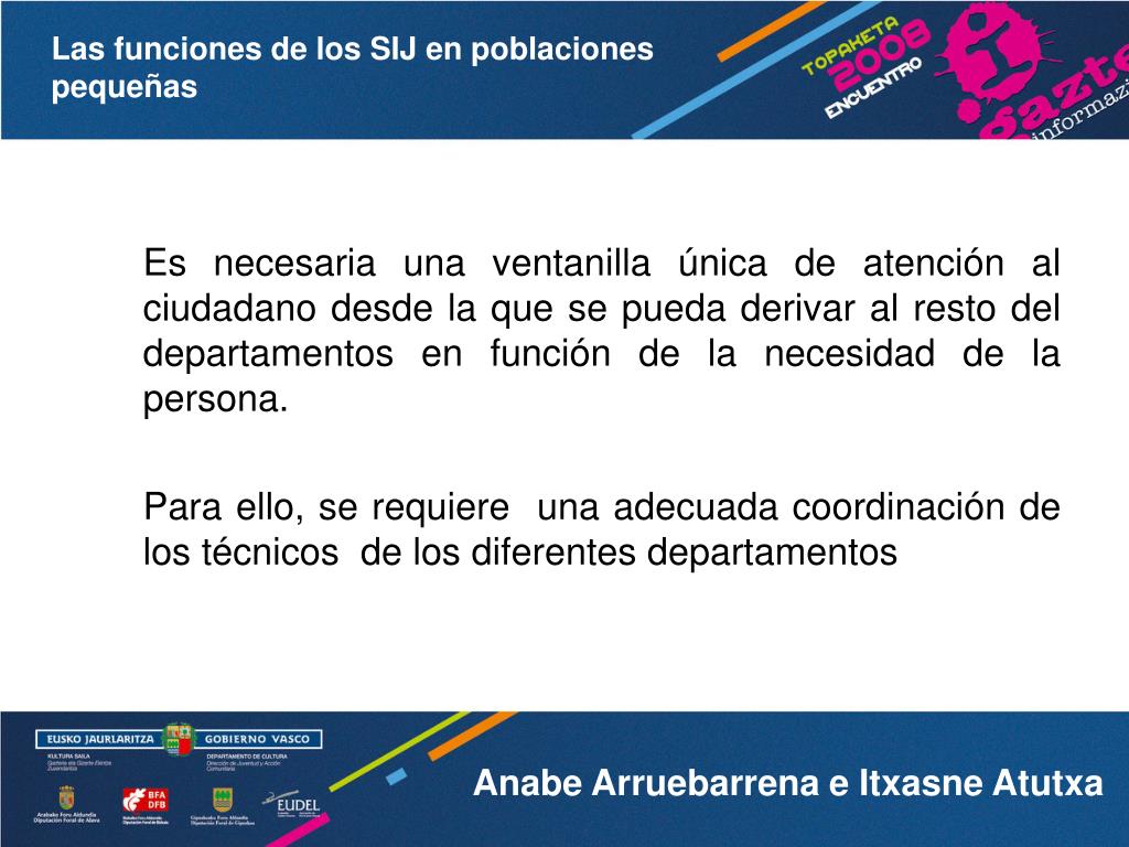PPT - SITUACIÓN DE LOS SIJ EN POBLACIONES PEQUEÑAS. NECESIDADES Y ...