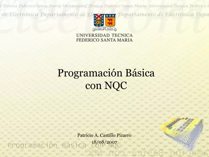 PPT - Programación Básica con NQC PowerPoint Presentation, free download - ID:5043107