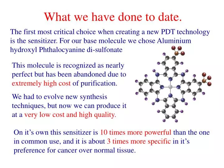 PPT - What we have done to date. PowerPoint Presentation, free download ...