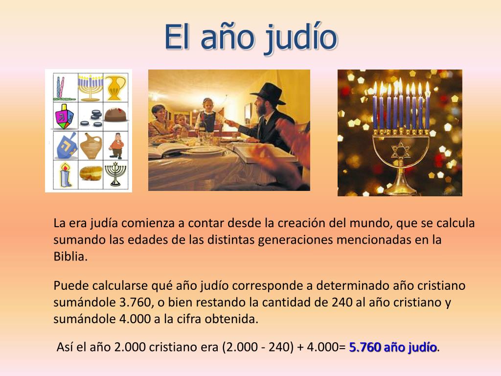 PPT - El calendario judío PowerPoint Presentation, free download - ID ...