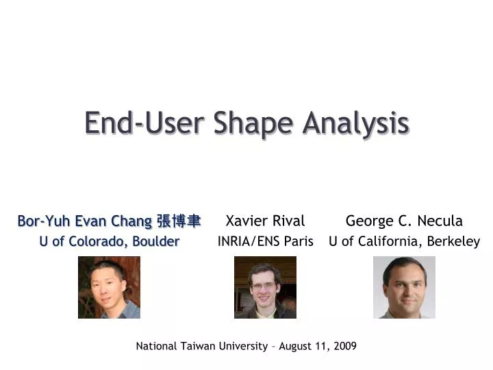 PPT - End-User Shape Analysis PowerPoint Presentation, free download ...