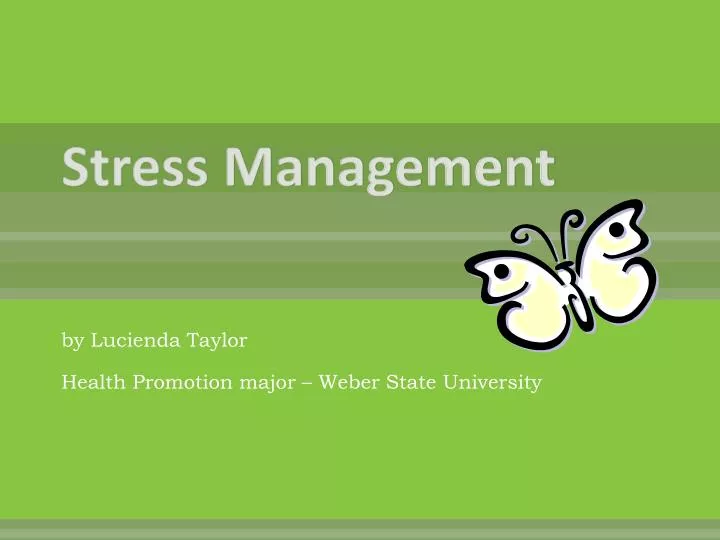 PPT - Stress Management PowerPoint Presentation, free download - ID:5044449