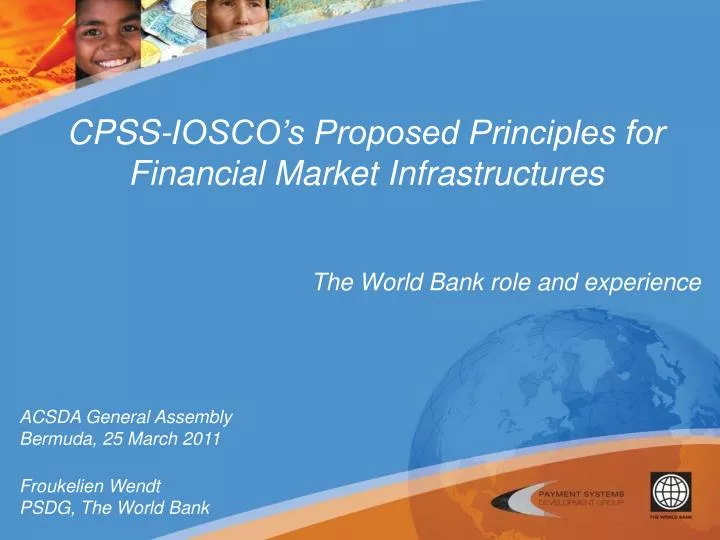 PPT - CPSS-IOSCO’s Proposed Principles for Financial Market ...