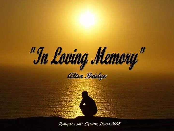 PPT - "In Loving Memory" PowerPoint Presentation, free download - ID ...