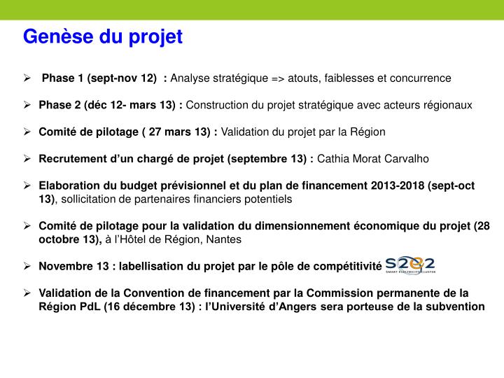 PPT - Acteurs, genèse du projet, organigramme PowerPoint Presentation ...