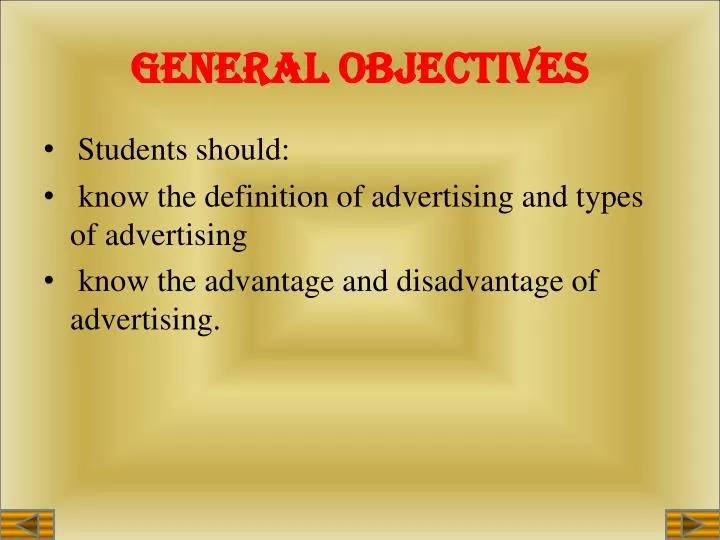 PPT - GENERAL OBJECTIVES PowerPoint Presentation, free download - ID ...