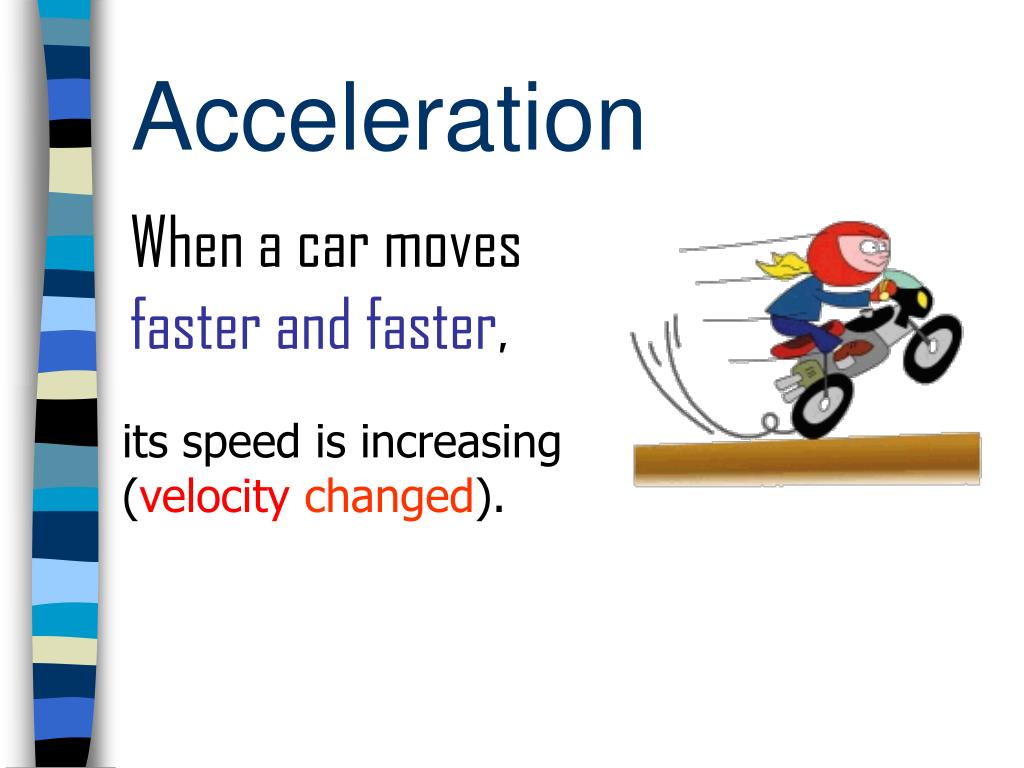 Ppt Speed Velocity And Acceleration Powerpoint Presentation Free