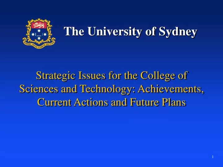 PPT - The University of Sydney PowerPoint Presentation, free download ... PPT - The University of Sydney PowerPoint Presentation, free download ...