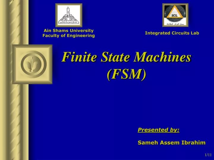 PPT - Finite State Machines (FSM) PowerPoint Presentation, free ...