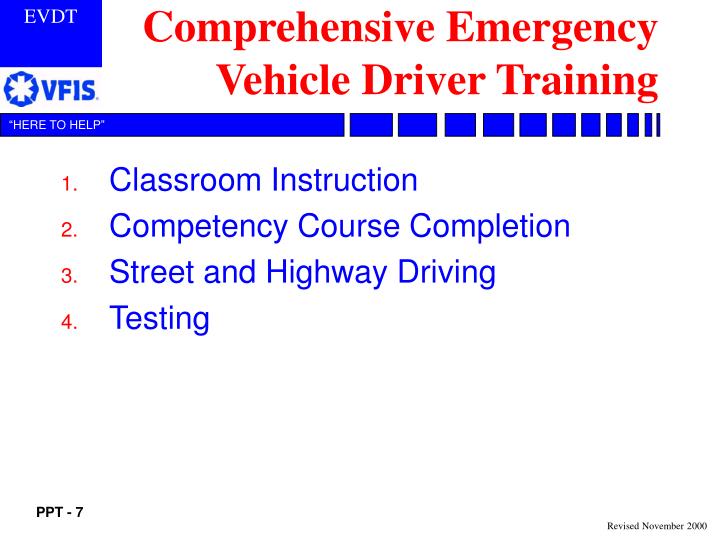 PPT - Emergency Vehicle Driver Training Program PowerPoint Presentation ...