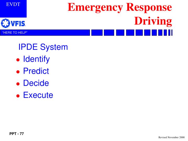 PPT - Emergency Vehicle Driver Training Program PowerPoint Presentation ...