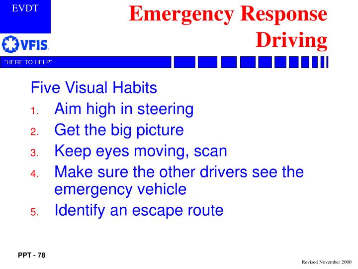 PPT - Emergency Vehicle Driver Training Program PowerPoint Presentation ...
