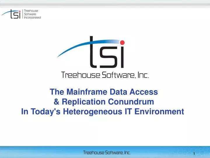 PPT - The Mainframe Data Access & Replication Conundrum In Today's ...